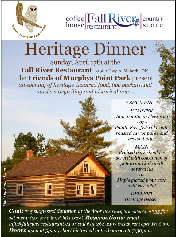 Celebrate 200th anniversary with the Friends of Murphys Point | Friends ...